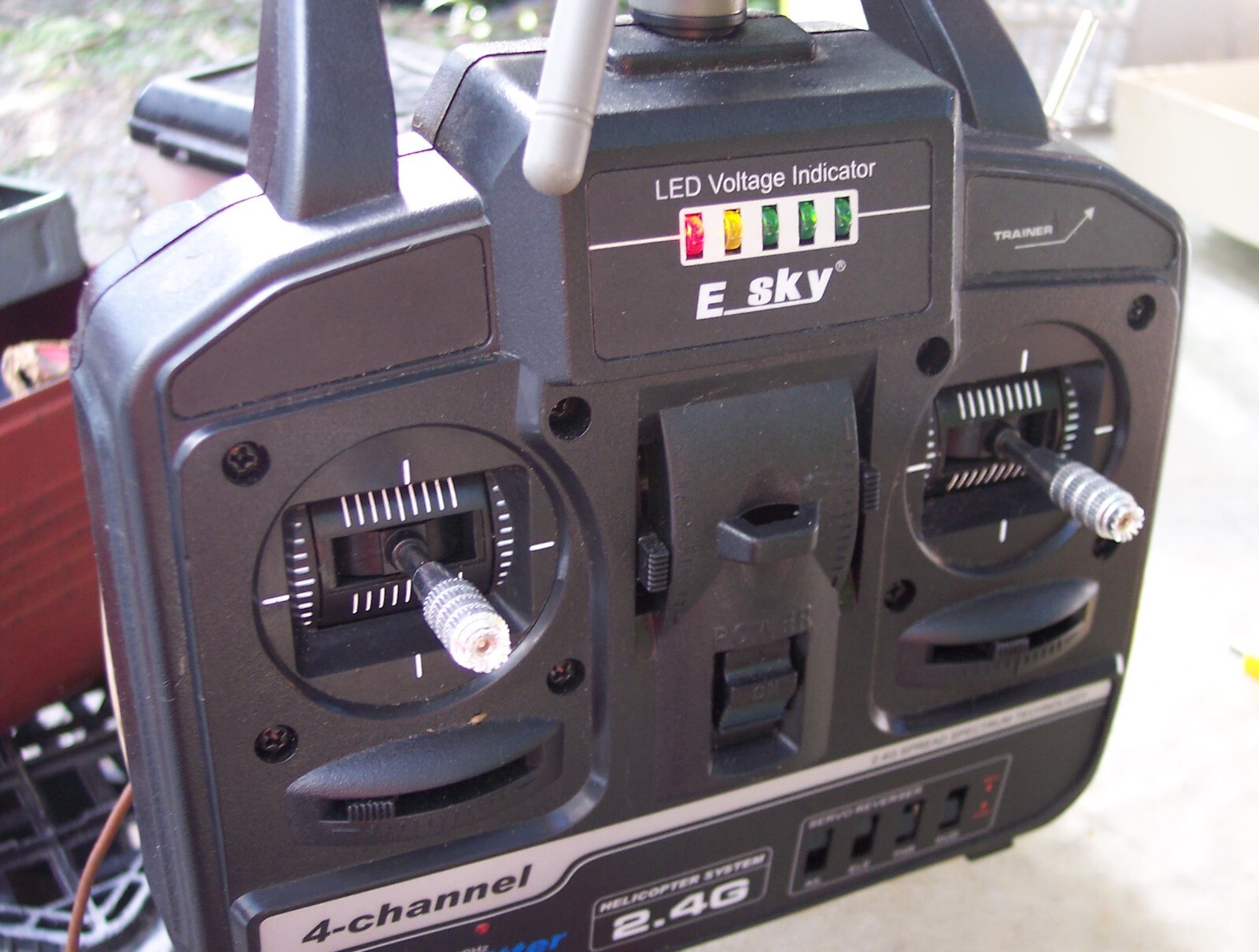 ESKY Helicopter System 2.4G 4-Channel R/C Radio Transmitter for Helios ...