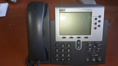 Cisco 7960G IP VoIP Gigabit GIGE Telephone Phone CP-7960G= 882658140358 ...