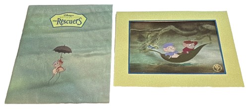 Rescuers Disney Store Masterpiece Exclusive Commemorative Lithograph w ...