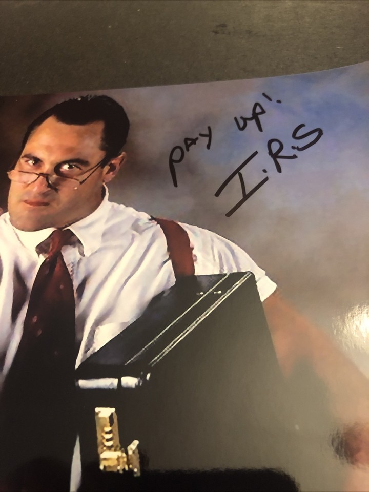 IRS Irwin R Schyster Autographed 8x10 Signed Wrestling Photo Mike ...