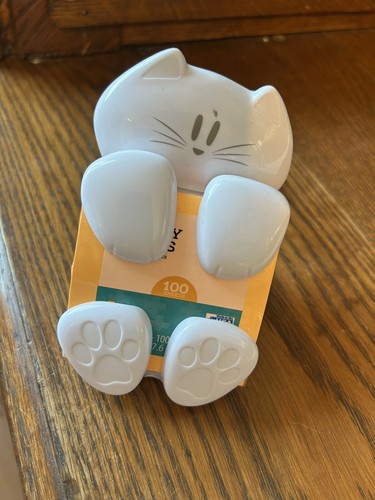 CUTE POST IT POP UP WHITE CAT NOTE DISPENSER WITH FREE SHIPPING | eBay