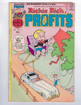 Richie Rich Profit$ - #14 1976 BRONZE AGE HARVEY COMIC FN Condition | eBay