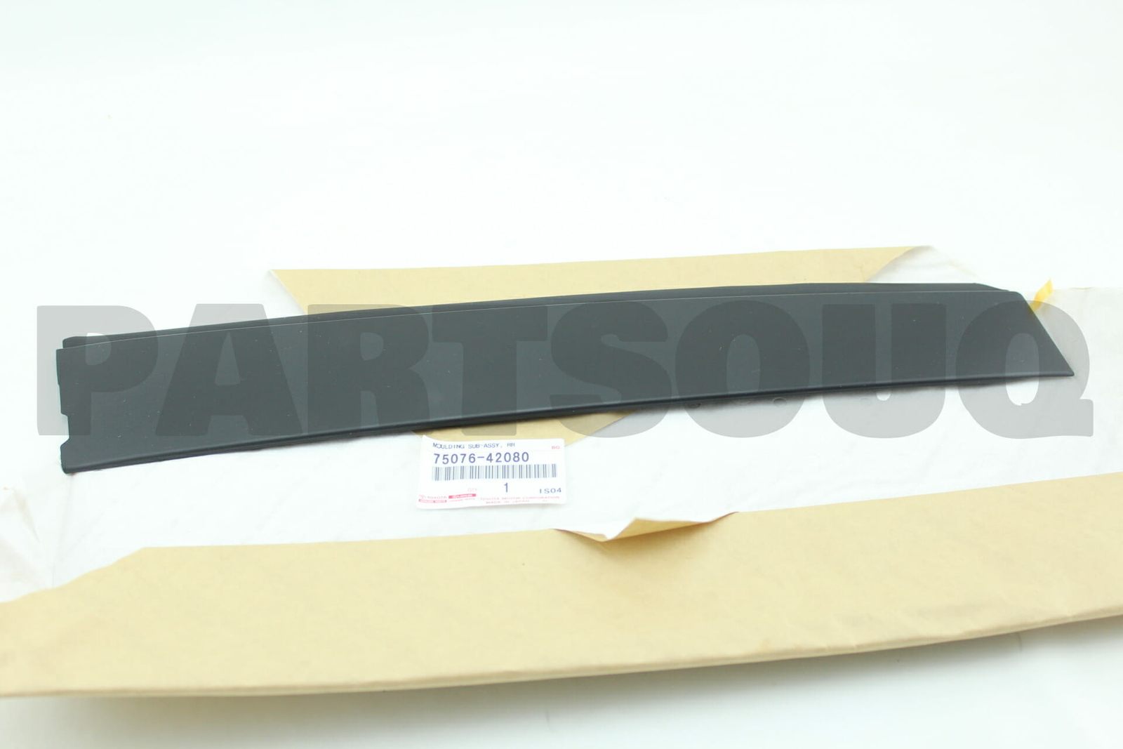7507642080 Genuine Toyota MOULDING SUB-ASSY, REAR DOOR, OUTSIDE LH ...