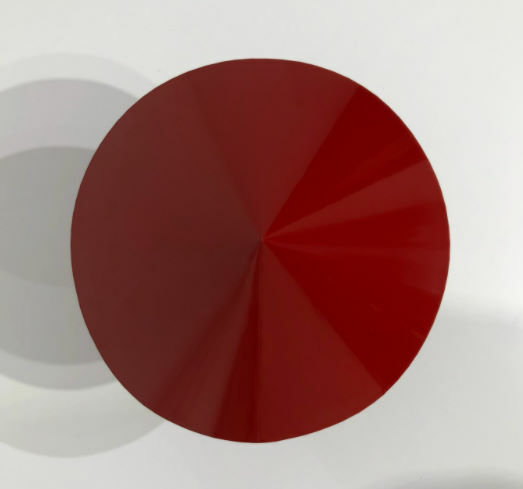 Samurai Jingasa red Japanese traditional triangle Hat iron Protector ...