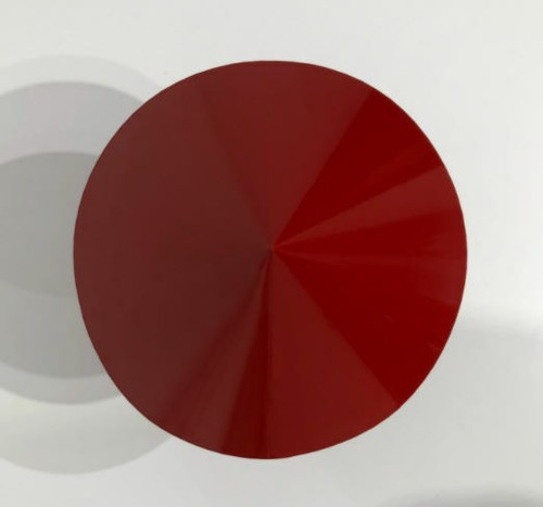 Samurai Jingasa red Japanese traditional triangle Hat iron Protector ...