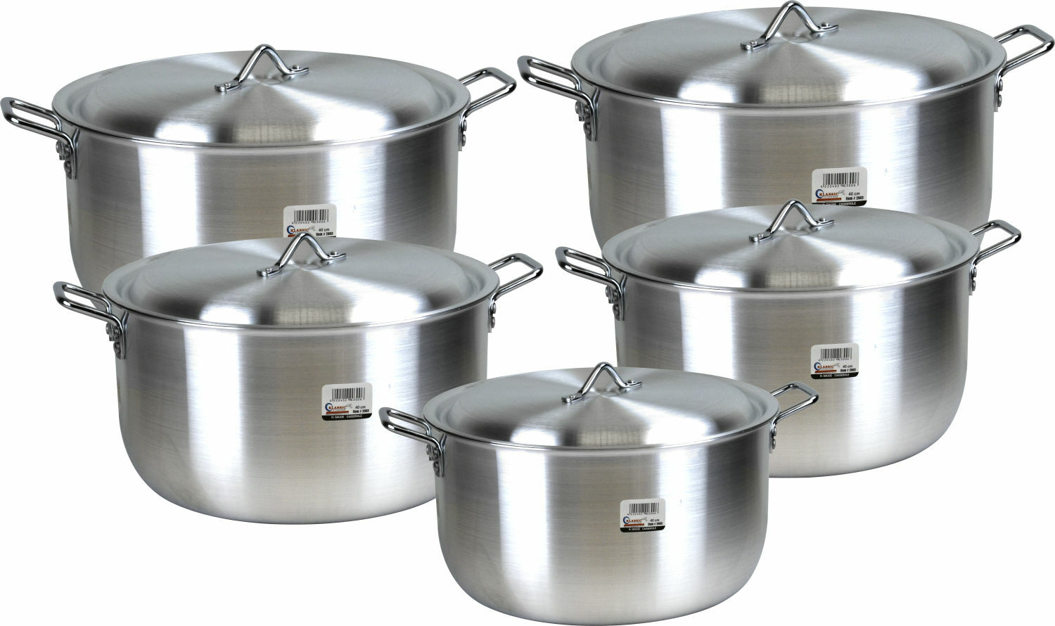 Crescent Galaxy King Aluminium Casserole Stock Soup Cooking Pots with ...