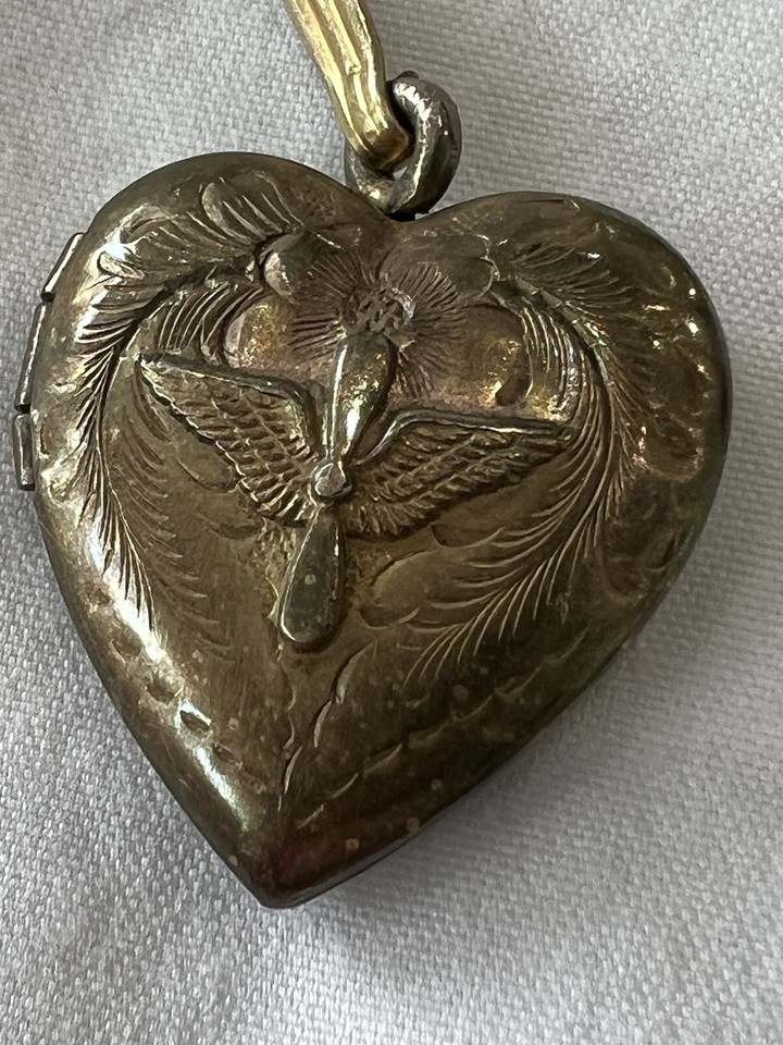 Military Pin Sweetheart Locket US Air Force Gold Plated WW2 | eBay