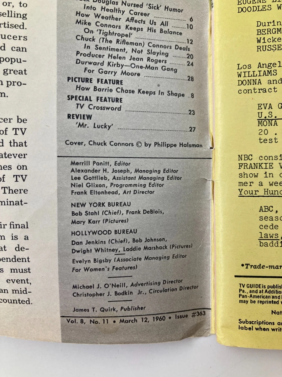 1960 Tv Guide