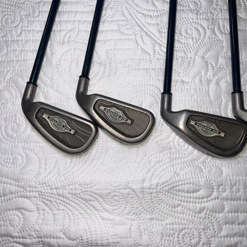 Callaway Big Bertha Ladies Gems Iron Set 4-8, PW Graphite Right Hand ...
