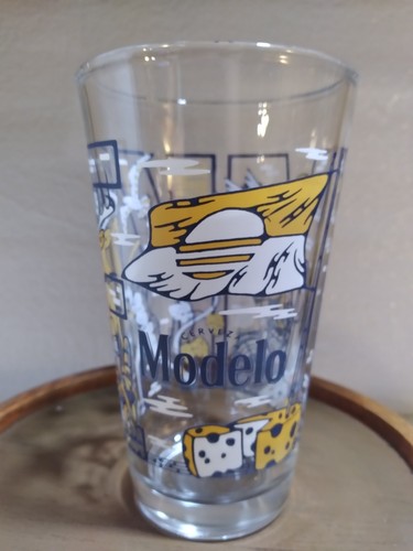 RARE MODELO CERVEZA PINT BEER GLASS, "CREAM CITY" MILWAUKEE | eBay
