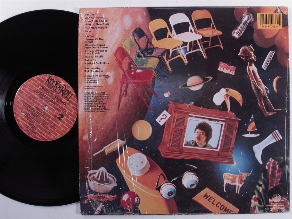 WEIRD AL YANKOVIC Dare To Be Stupid ROCK 'N' ROLL LP VG+ f | eBay