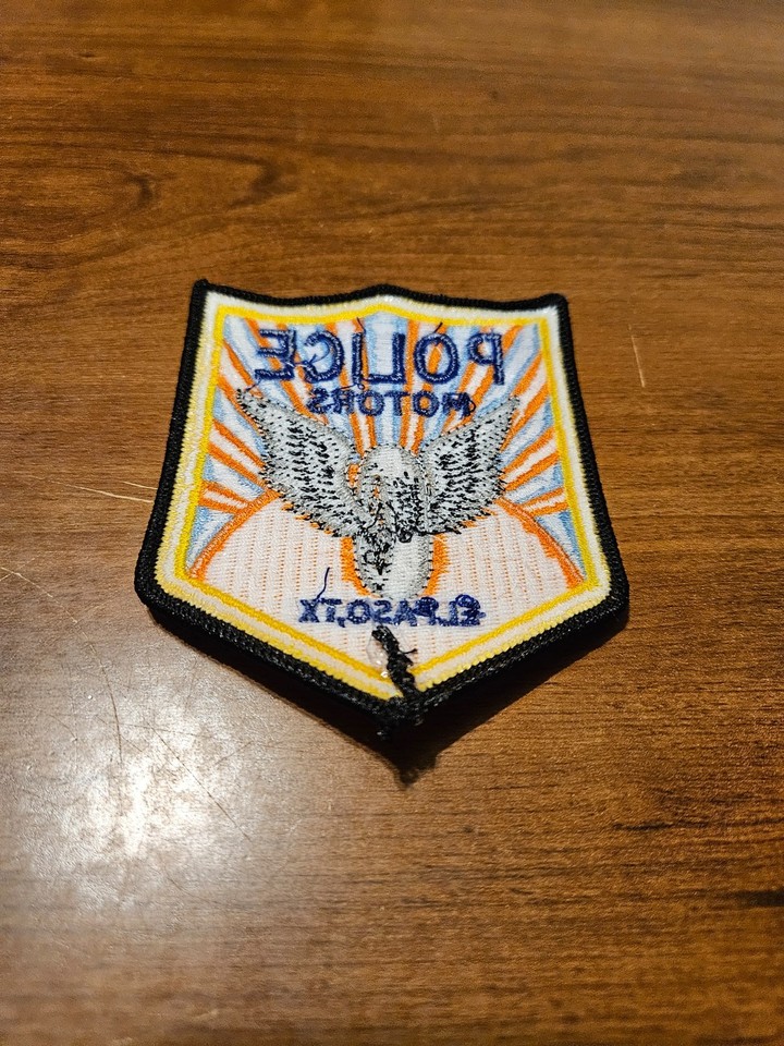 El Paso Texas Police Department Motors Patch | eBay
