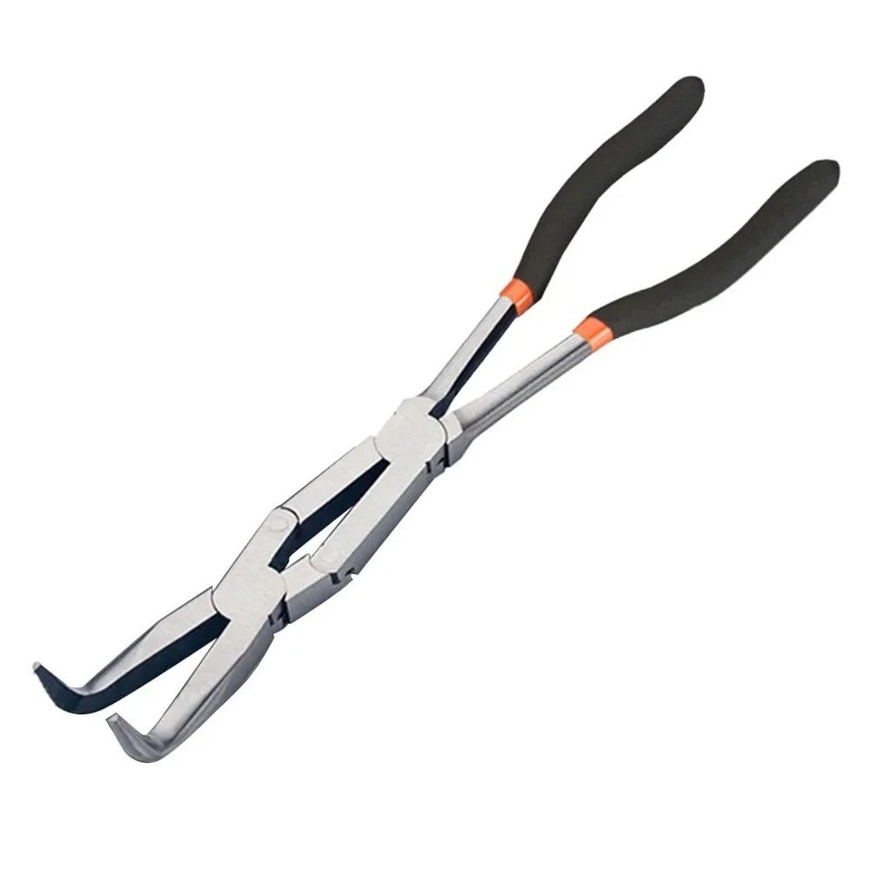 Long Reach Needle Nose Pliers Set Featuring Straight and Bent 45 90 ...
