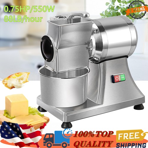 550W Commercial Cheese Grater Diner Electric Cheese Grinder Slicer ...