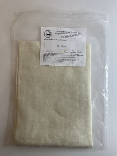 Lakeside Linens 36 c Embroidery Cross Stitch Linen Fabric BISQUE ...