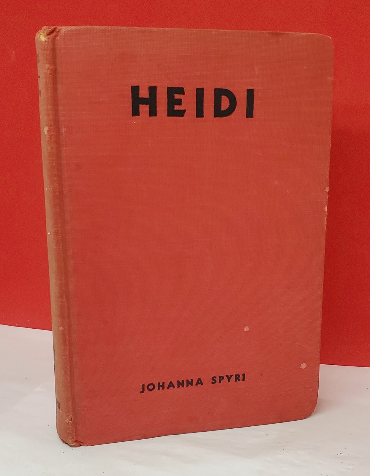 Heidi by Johanna Spyri, circa 1930's HC 249 Pages, Publ. Goldsmith ...