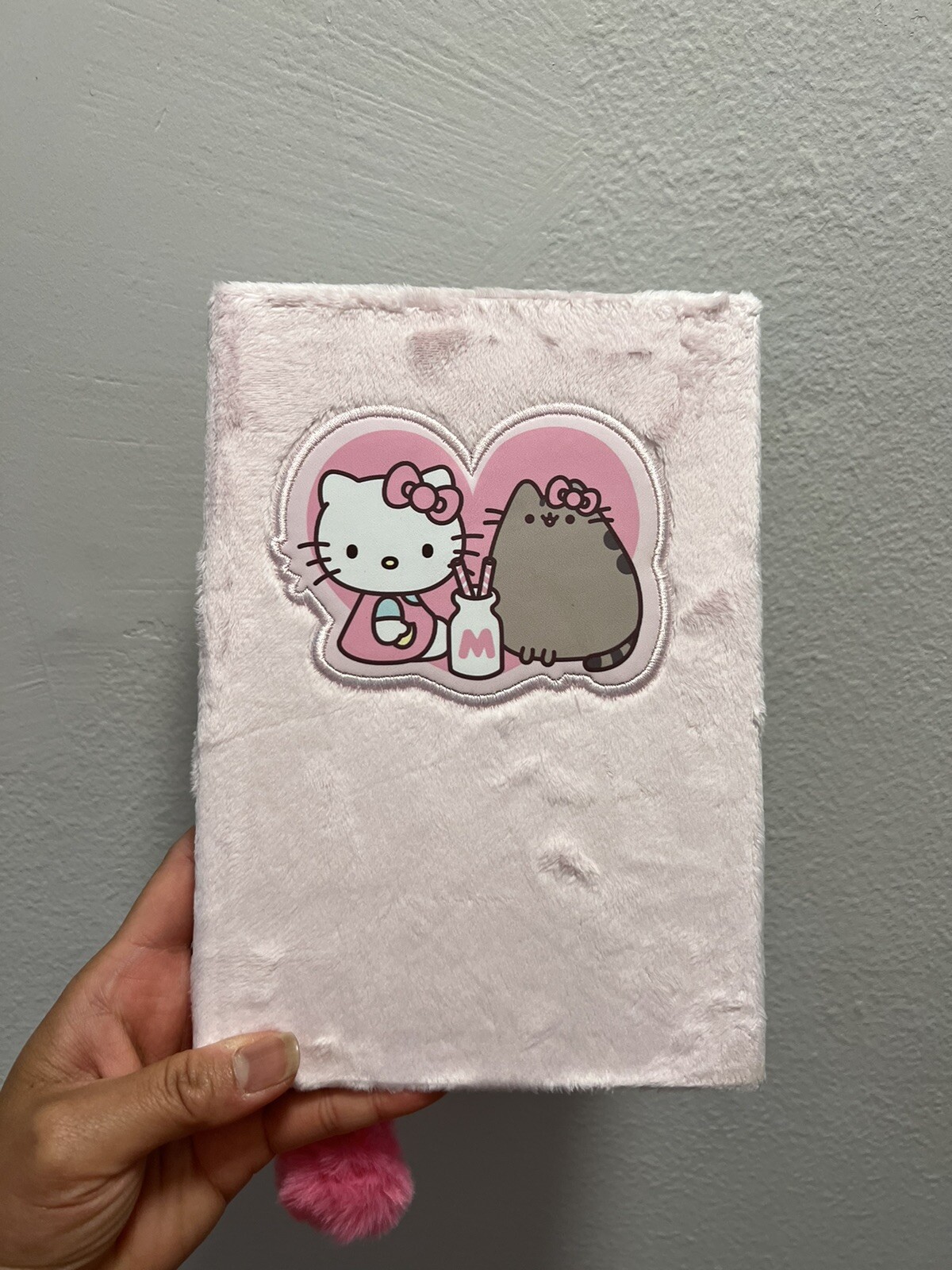 Hello Kitty Pusheen Pink White Green Notebook Diary Trinket Plush ...