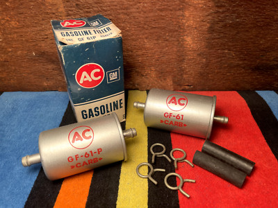 OEM NOS GM AC Gas Fuel Filter GF61 & GF61P Cars Corvette Nova Only 1 ...