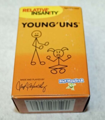 Relative Insanity ~ Young Uns ~ Expansion Card Pack Deck ~ PlayMonster ...