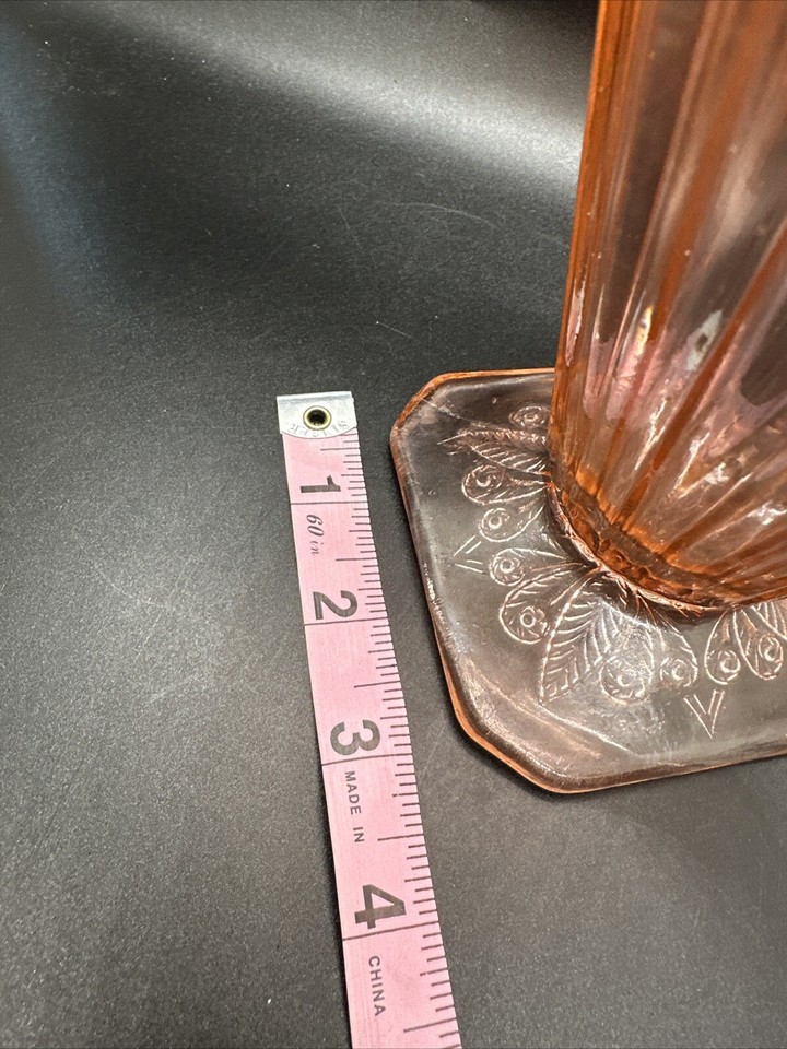 READ Jeanette Glass Vintage 1932-1934 Pink Depression Pitcher Adam ...