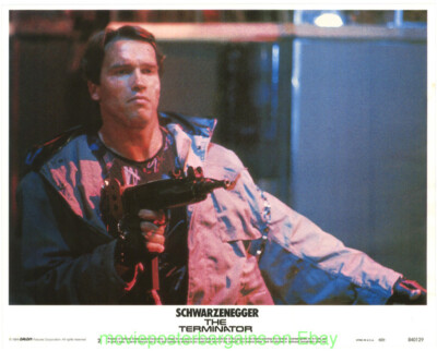 THE TERMINATOR Lobby Card 11x14 Size Movie Poster CARD #2 Arnold ...