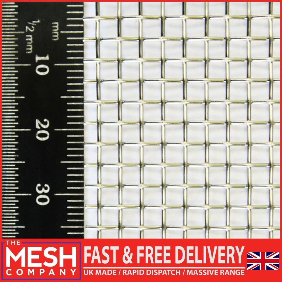 The Mesh Company Heavy Duty Wire Mesh | Strong 304 Stainless Woven Wire ...