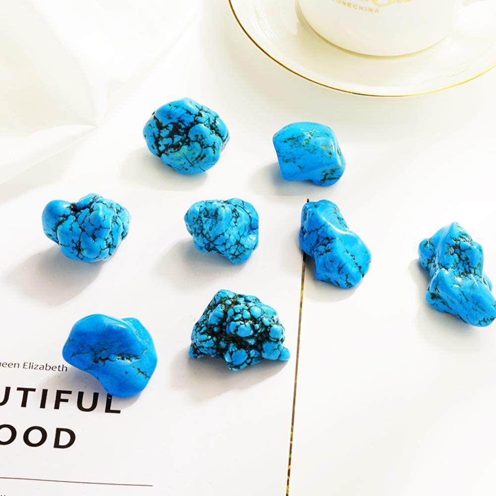 3 - 5cm Natural Turquoise Rough Gemstone Crystal Blue Turquoise Stones ...