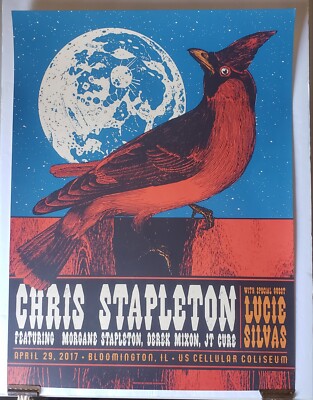 Chris Stapleton Concert Poster Original Print By Matt Fleming ...