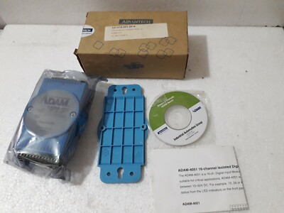 Advantech ADAM-4051 Digital Input Module P/N ADAM-4051-BE 16 Channel ...