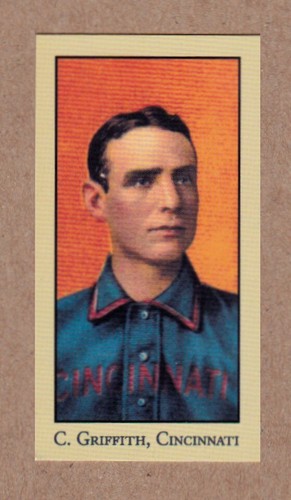 Clark Griffith Cincinnati / MC T206 Centennial reprint #42 / FREE SHIP ...
