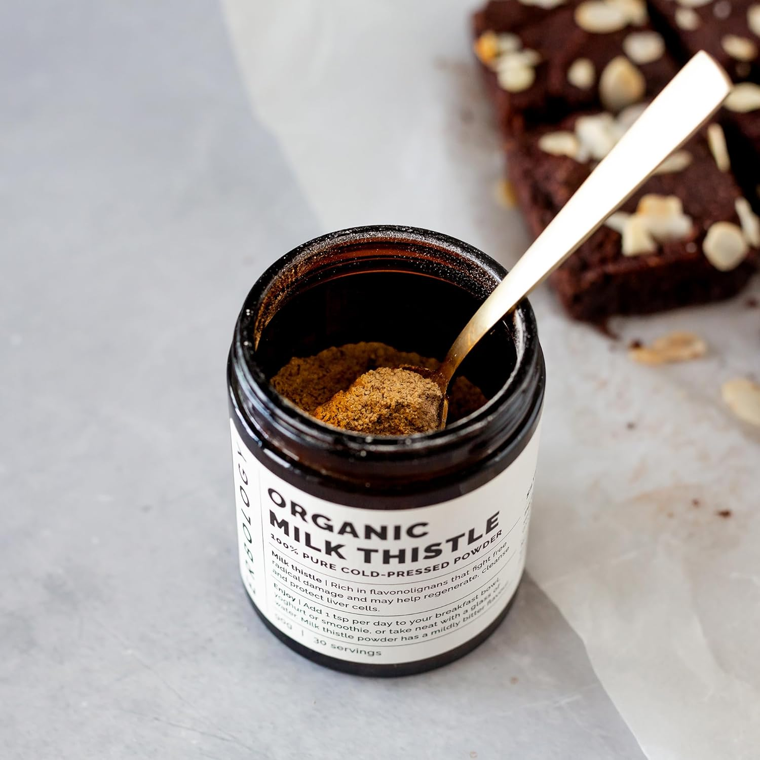 Organic Milk Thistle Powder 120G - Pure - Raw - Vegan - Non-Gmo | eBay