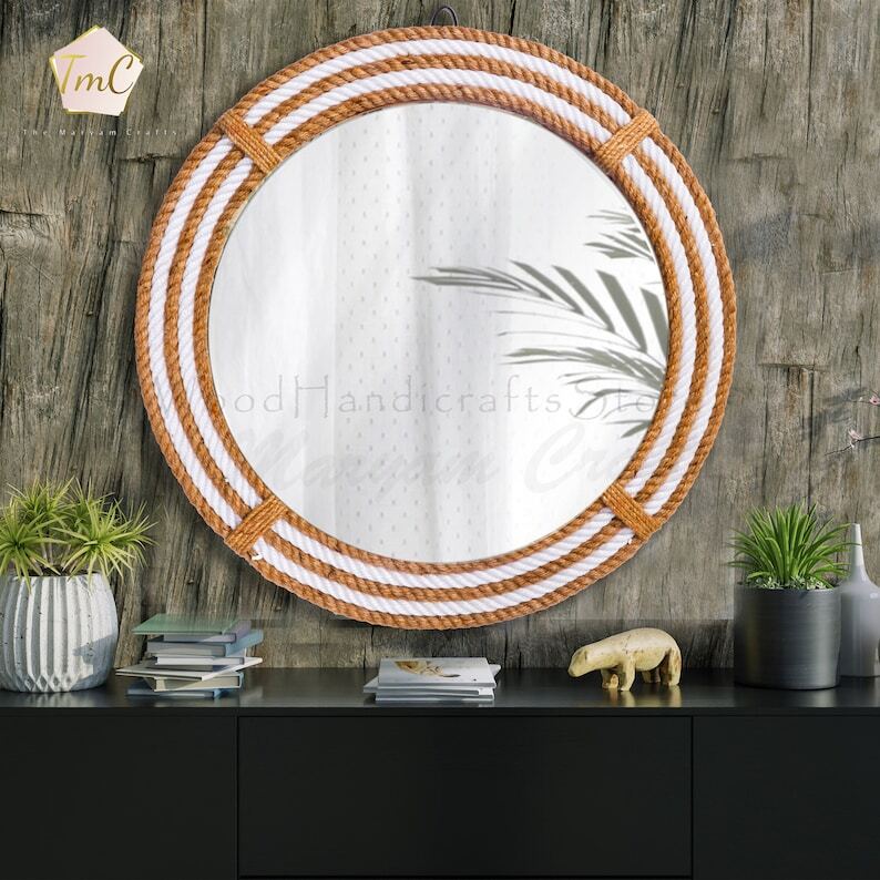 Nautical Bathroom Mirror 30 Coastal Bathrooms That Will Transport You