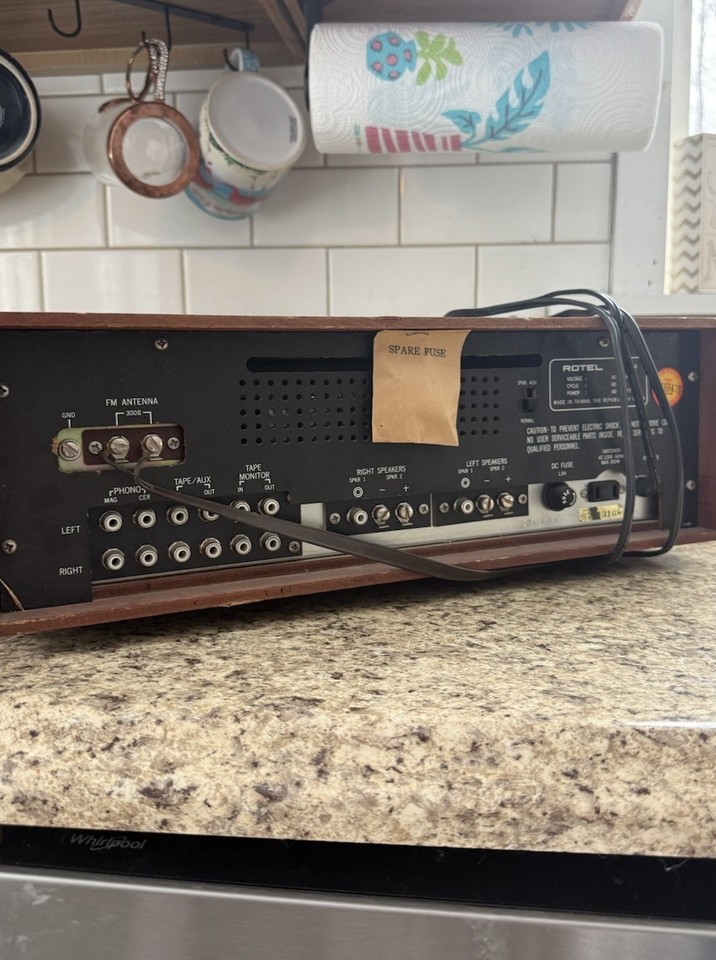Vintage Rotel RX-150A Stereo Receiver Clean Unit Power Tested | eBay