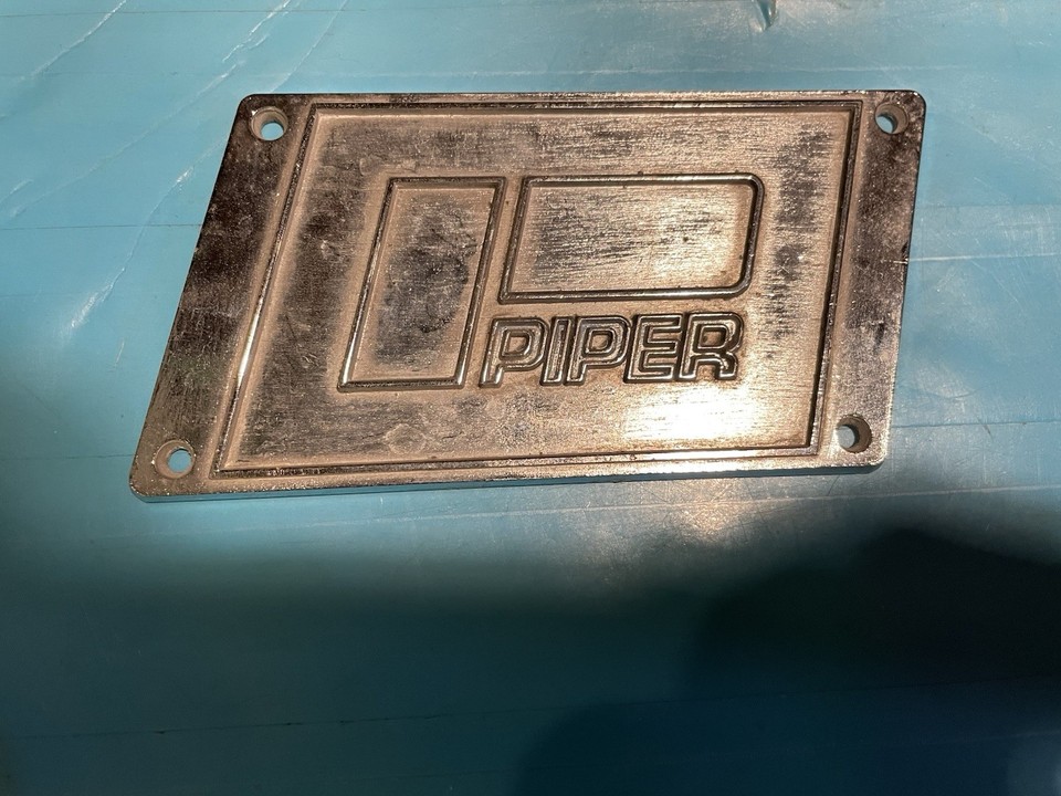 Piper Aircraft Logo Cover Plates | eBay