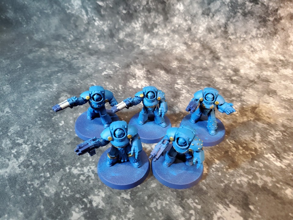 Warhammer 40k Space Marines Ultramarines 30k Tartaros Terminator Squad ...