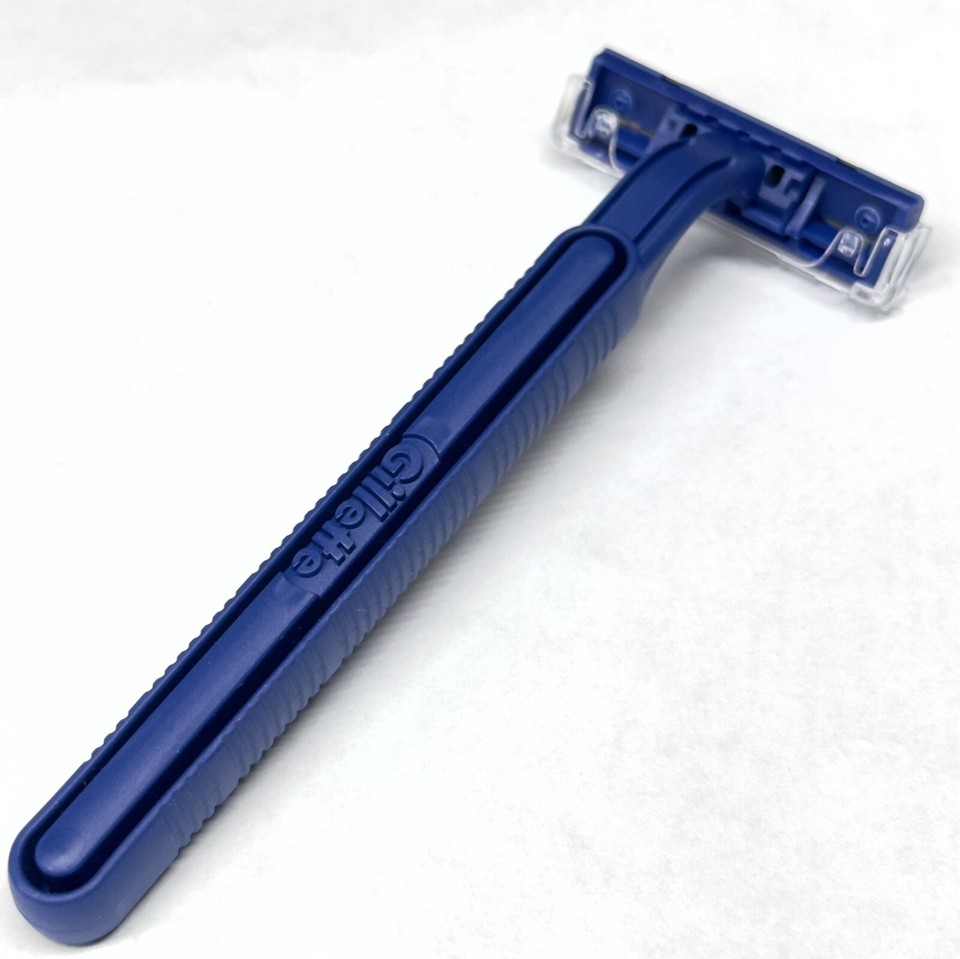 10 Gillette Blue 2 Disposable Razors Twin Blade ( NO LUBRASTRIP ...