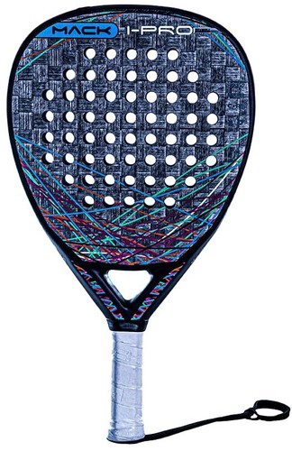 Mack I-Pro Titanium Padel Racket 24k Carbon Fiber Surface - Diamond ...