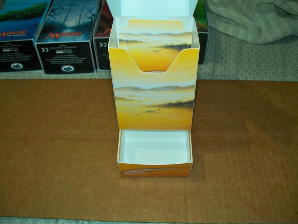 MTG Magic 5x Ultra Pro Mana Deck Box Unhinged Land Art Full Set 80+ w ...