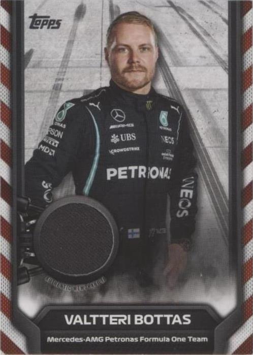 2021 Topps Formula 1 - F1 Relics Valtteri Bottas #F1R-VT /199 (MEM) for ...