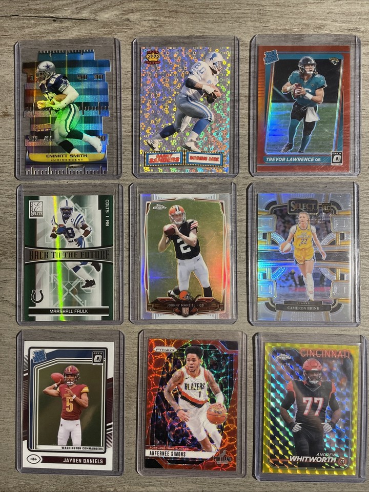 Sports Card Lot. 27 Card Lot. Autos, Numbered, Rookies, Legends and a ...
