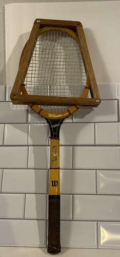 Vtg Wilson Stylist TONY TRABERT Sig Wooden Tennis Racquet w Anti Warp ...