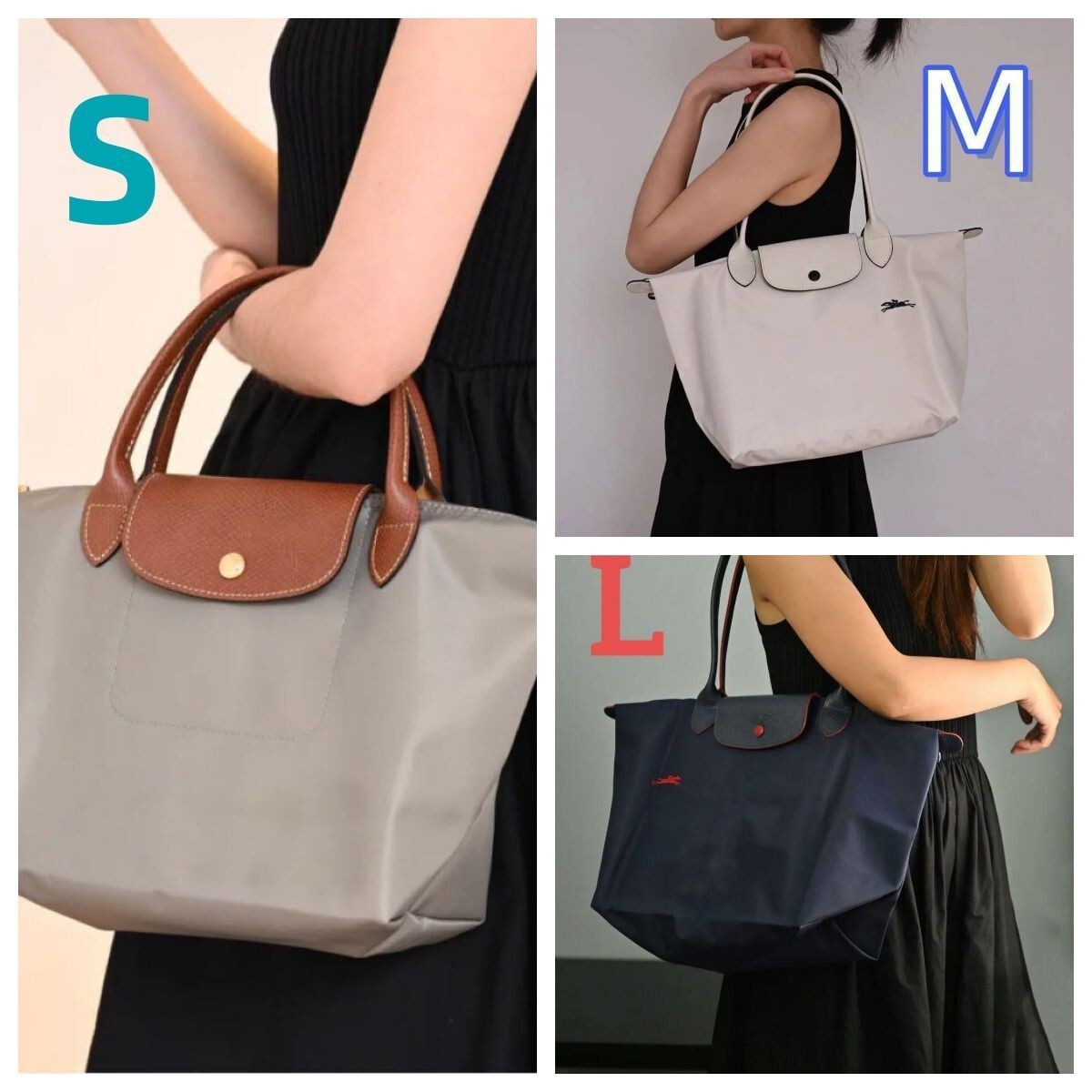 Longchamp Le Pliage Horse Tote Shoulder Bag M Size Pink Outlet New ...