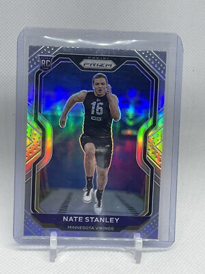 2020 Prizm Football NATE STANLEY Silver Rookie Prizm #400 Minnesota ...
