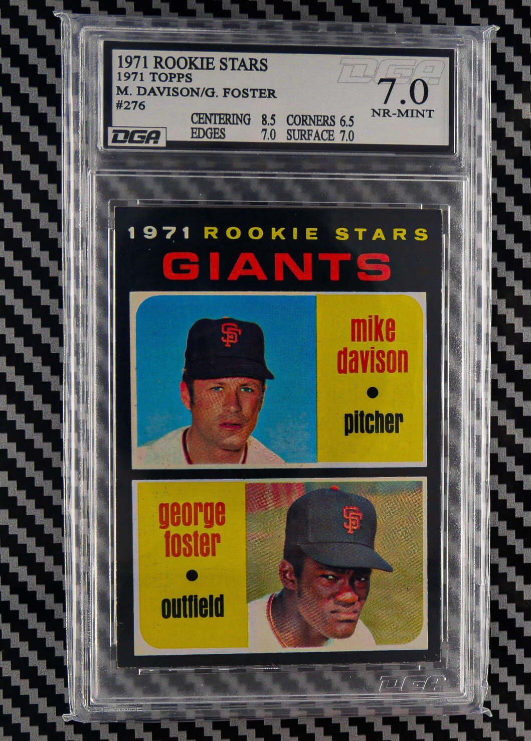 1971 Topps #276 Giants Rookies w/ George Foster RC Rookie DGA 7 NR-mint ...