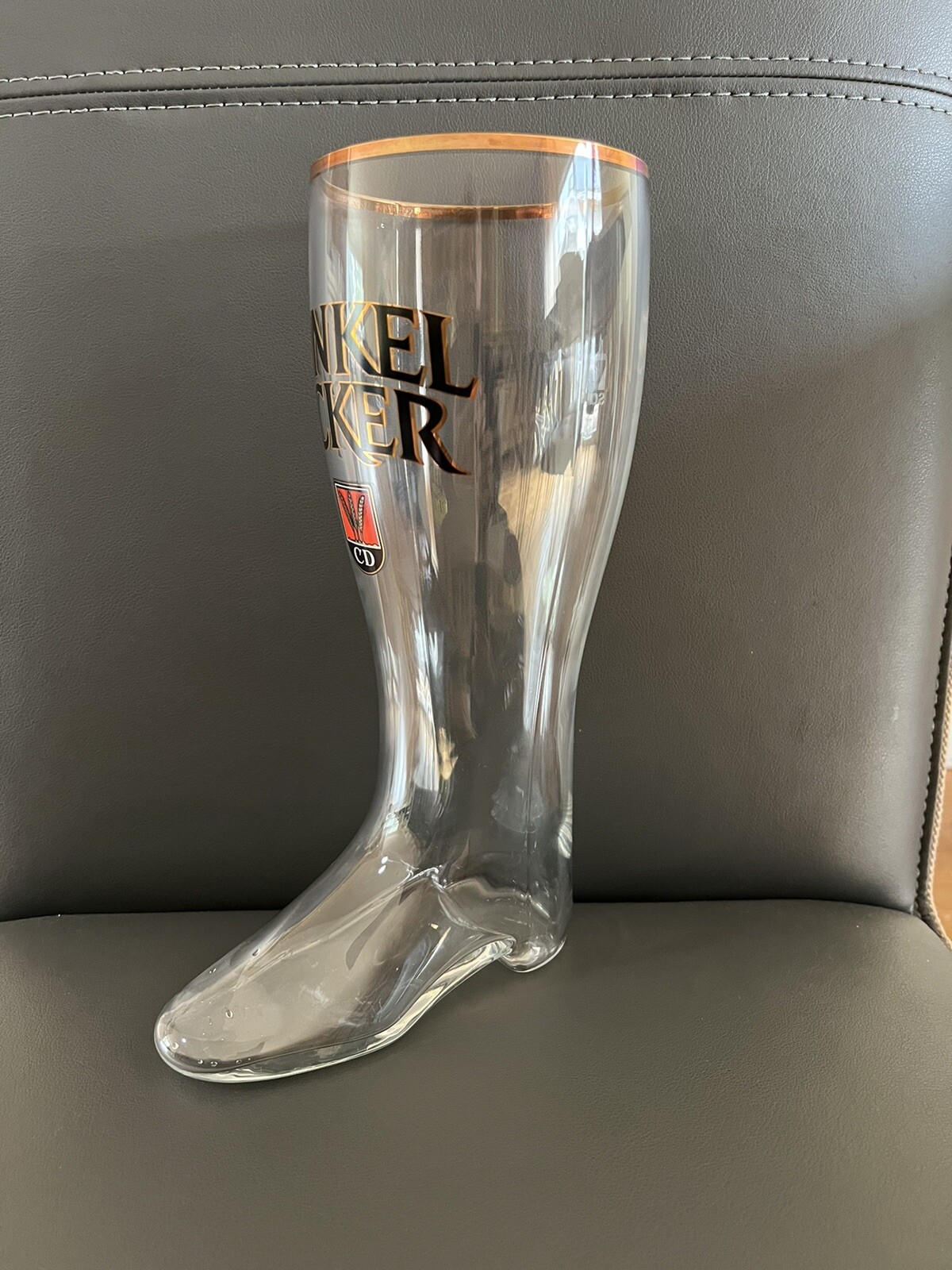 Dinkelacker Beer Glass Boot. Size 1 Liter. Measures 10 1/2” Tall. Brand ...