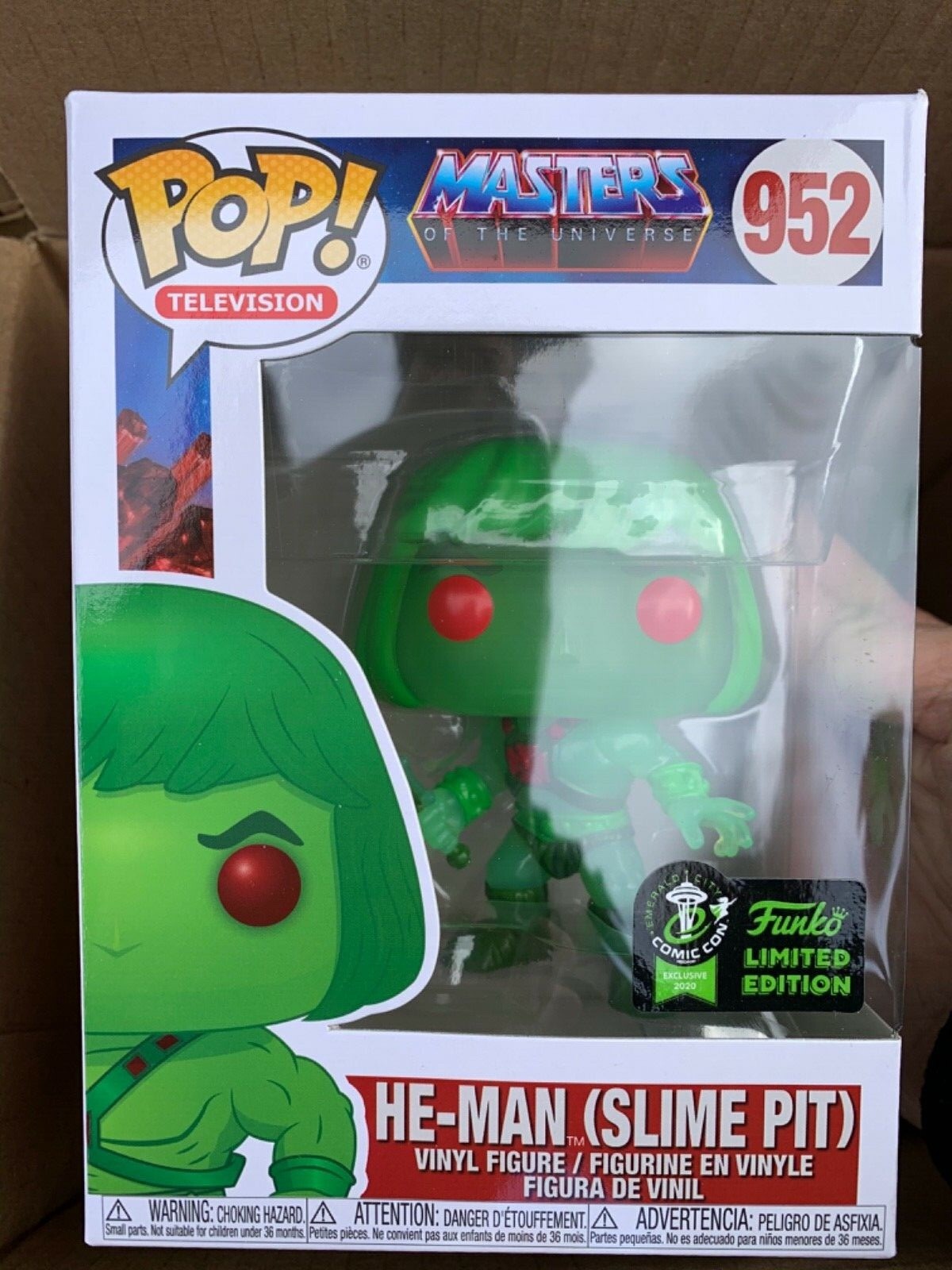 OFFICIAL CON ECCC EXCLUSIVE Funko Pop! Master of the Universe He-Man ...