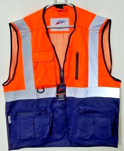 Mens Multi Pocket Utility Cargo Cotton Vest Fishing Travelling Hiking ...