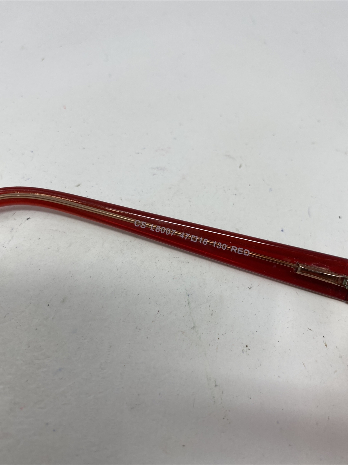 LANTIS OPTICAL L8007 RED 47-16-130 RED FULL RIM EYEGLASSES FRAME AS49 ...