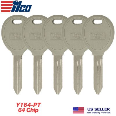 5X ILCO Transponder Key for Chrysler/Dodge/Jeep Y164-PT PHILIPS 46 Chip ...