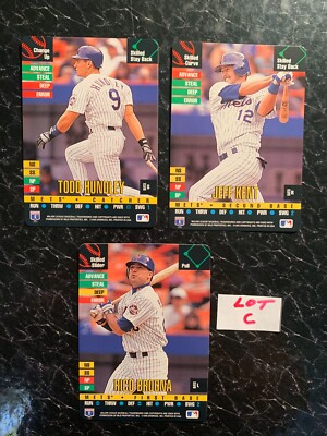 New York Mets 1995 DONRUSS TOP OF THE ORDER Lot of 3 Cards Lot C | eBay